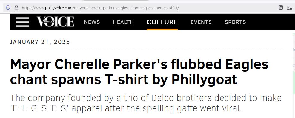 Media MISSPELL Philly Mayor’s MISSPELLING of NFL’s ‘Eagles’